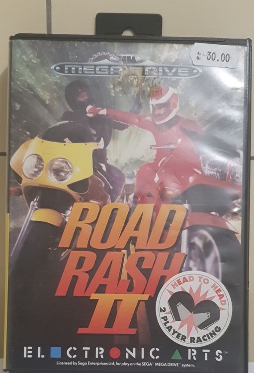 Road Rash II Mega Drive Spiel Sega Cartridge Rarität OVP (Gebraucht) in Arisdorf für CHF 25 ...