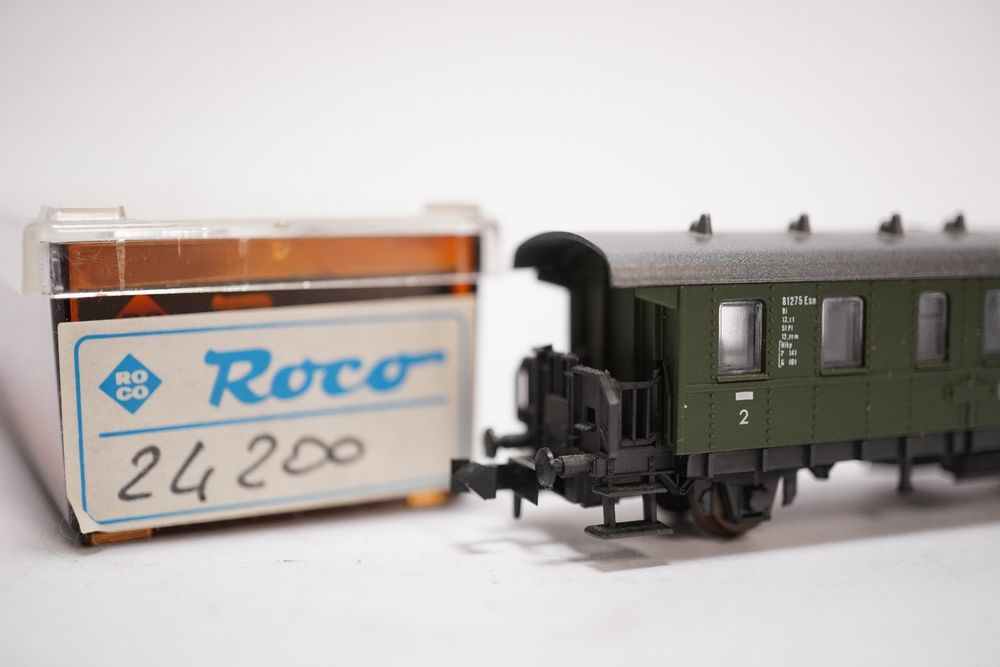 e32 Roco 24200 DB Personenwagen 2. Klasse grün | Bastelware (Gebraucht ...