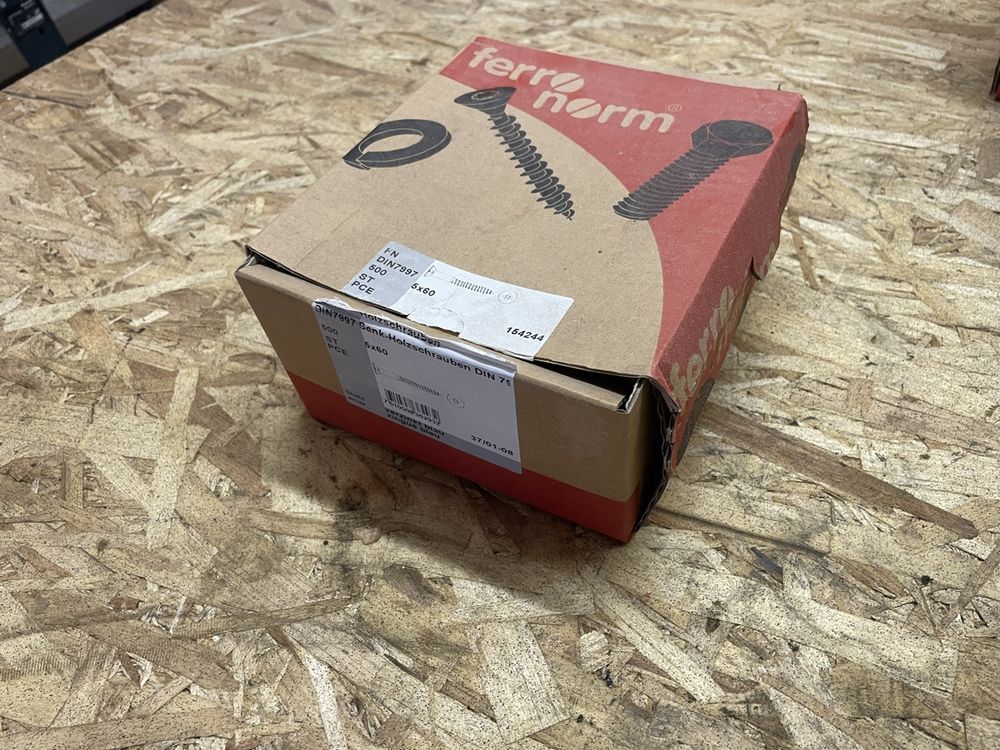 Ferro Norm, Senk- Holzschrauben 5x60 (Gebraucht) in Steinen für CHF 8 ...