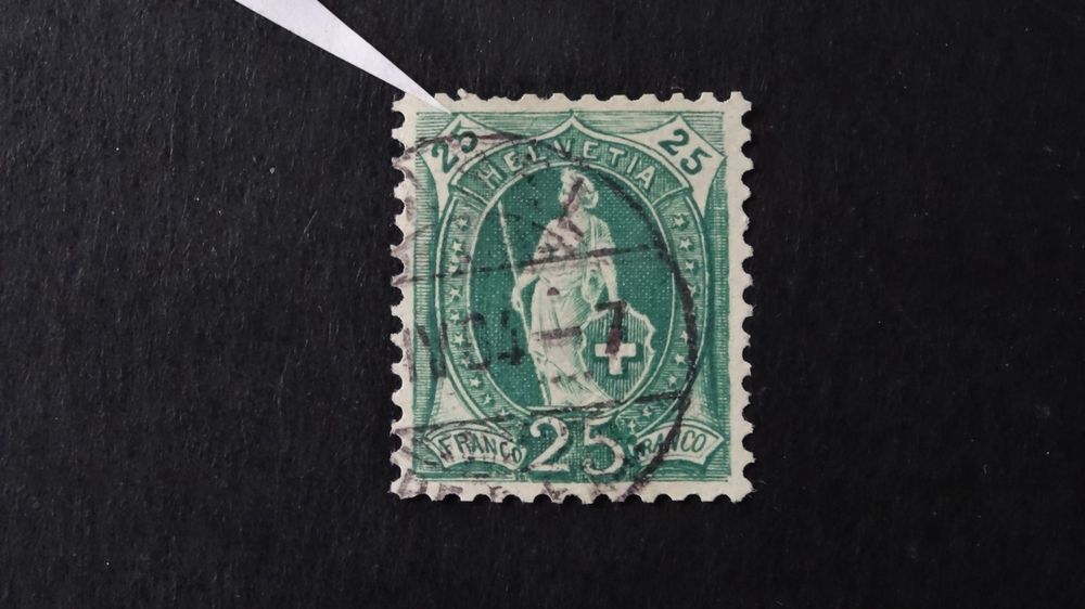 Querstrich bei der 5 links oben SBK 67Aa 61 (Gebraucht) in Anwil für ...