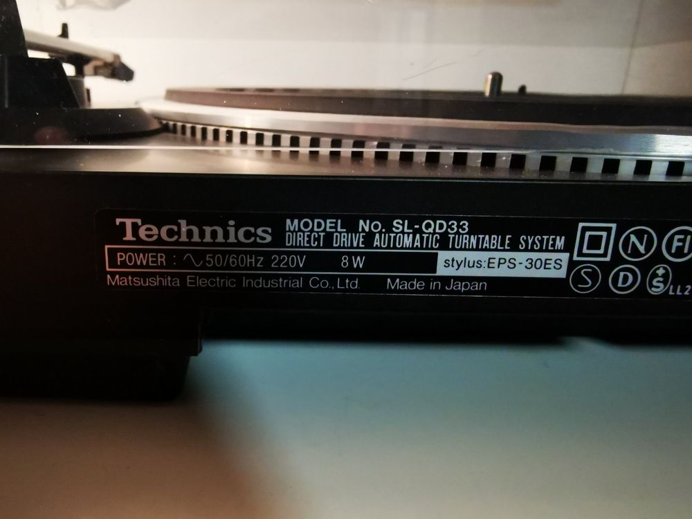 Plattenspieler Technics SL-QD33 (Gebraucht) in Diessbach b. Büren für ...