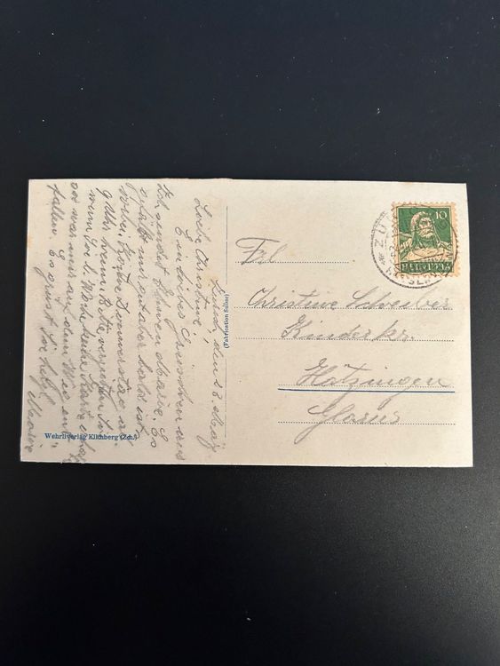 Zürich - 2 antike Ansichtskarten (Gebraucht) in Zürich für CHF 8 – mit ...