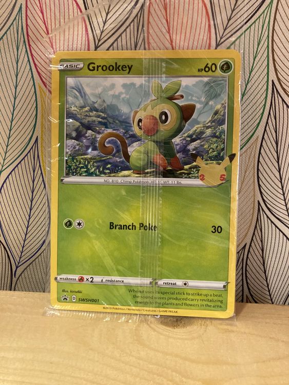 Grookey First Partner 25th Anniversary Celebrations (Neu und ...