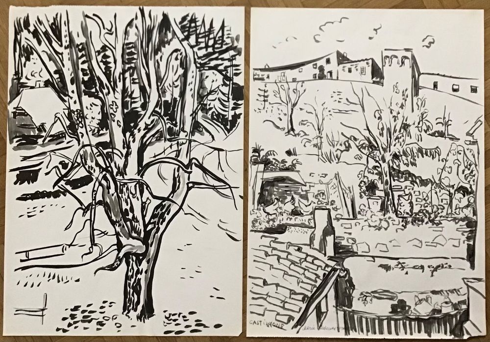 Maria UEBERSAX (1899-1989) 2x Aquarelle (Gebraucht) in Root für CHF 30 – mit Lieferung auf ...