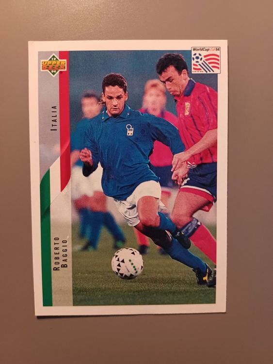 World Cup 1994 ROBERTO BAGGIO Italia Card (Gebraucht) in für CHF 1 ...
