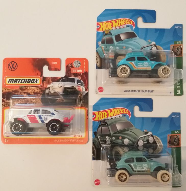 Hot Wheels Matchbox VW Käfer Offroad Baja 4x4 (Neu und originalverpackt ...