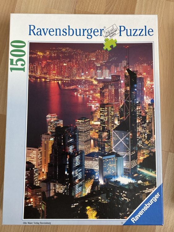 Puzzle 1500 Teile, Hongkong bei Nacht | Kaufen auf Ricardo