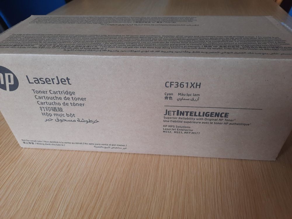 HP LaserJet Toner CF361XH Cyan | Kaufen auf Ricardo