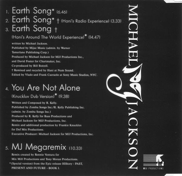 Michael Jackson – Earth Song, MAXI-CD, 5 Tracks, D3 (Gebraucht) in ...