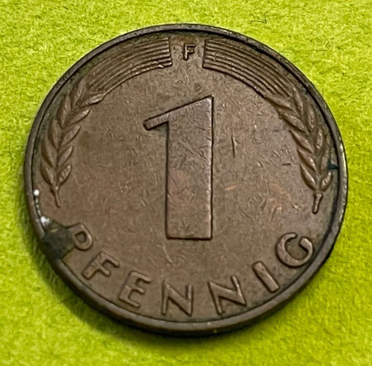 1 Pfennig 1950 F | BRD | schön (Gebraucht) in für CHF 1 – mit Lieferung ...