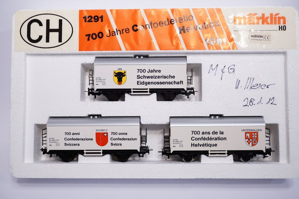 3å Märklin 1291 700 Jahre Schweizer Eidgenossenschaft (Gebraucht) in ...