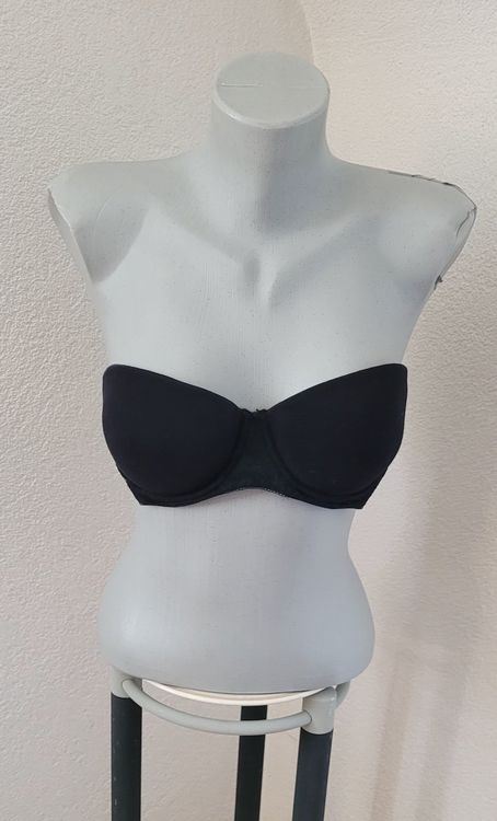 Schwarzer BH H&M 80C trägerlos | Kaufen auf Ricardo