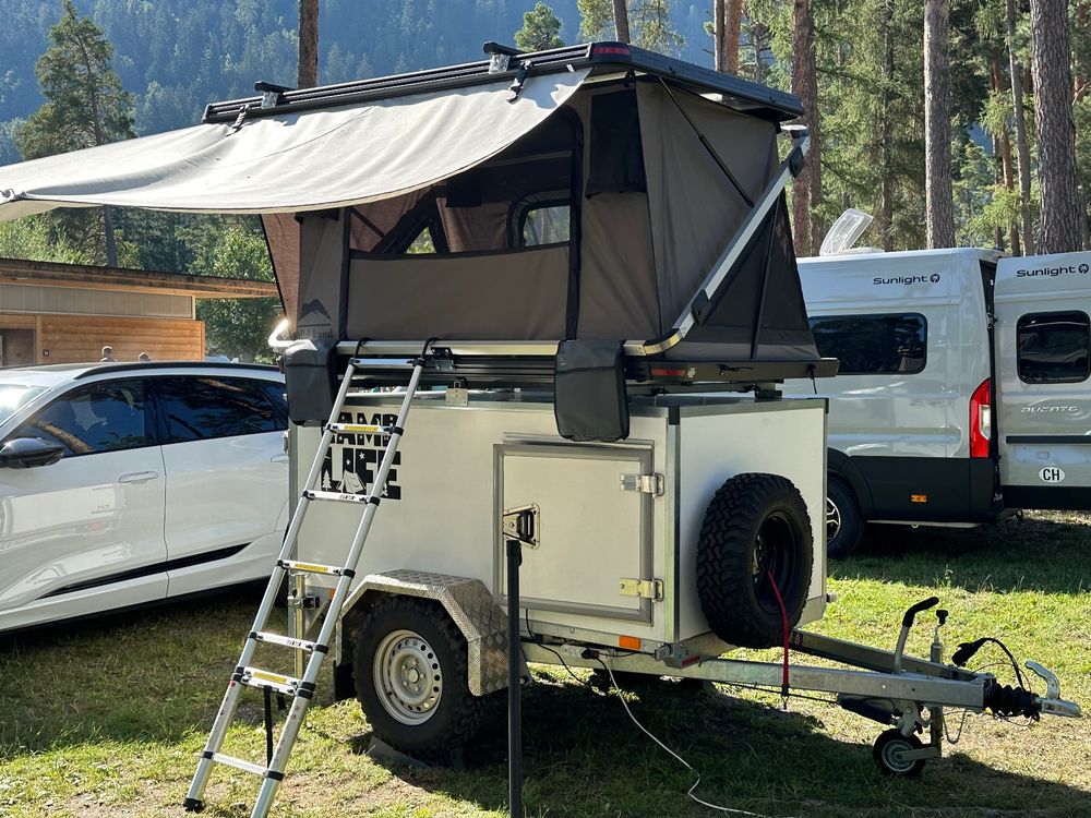 Camping Offroad Kofferanhänger mit Dachzelt (Gebraucht) in Trimmis für CHF 4700 – nur Abholung ...
