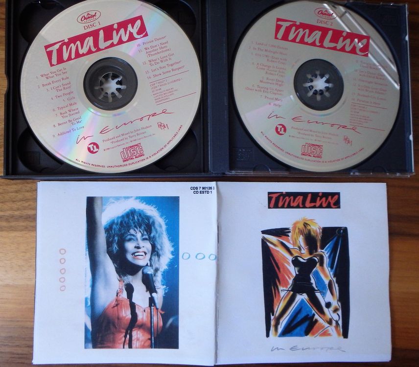 TINA TURNER - Live in Europe (Box mit 2 CDs) | Kaufen auf Ricardo