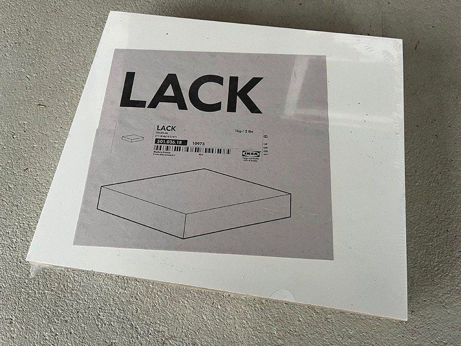 Ikea Lack Wandregal, weiß, 30x26 cm (NEU) (Neu und originalverpackt) in ...