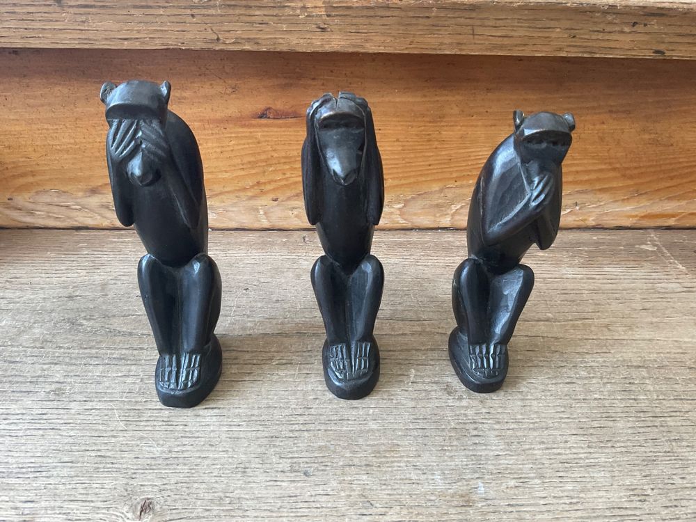 Die Drei Affen Tierfigur Figur (Gebraucht) in Aarau für CHF 15 – mit Lieferung auf Ricardo kaufen