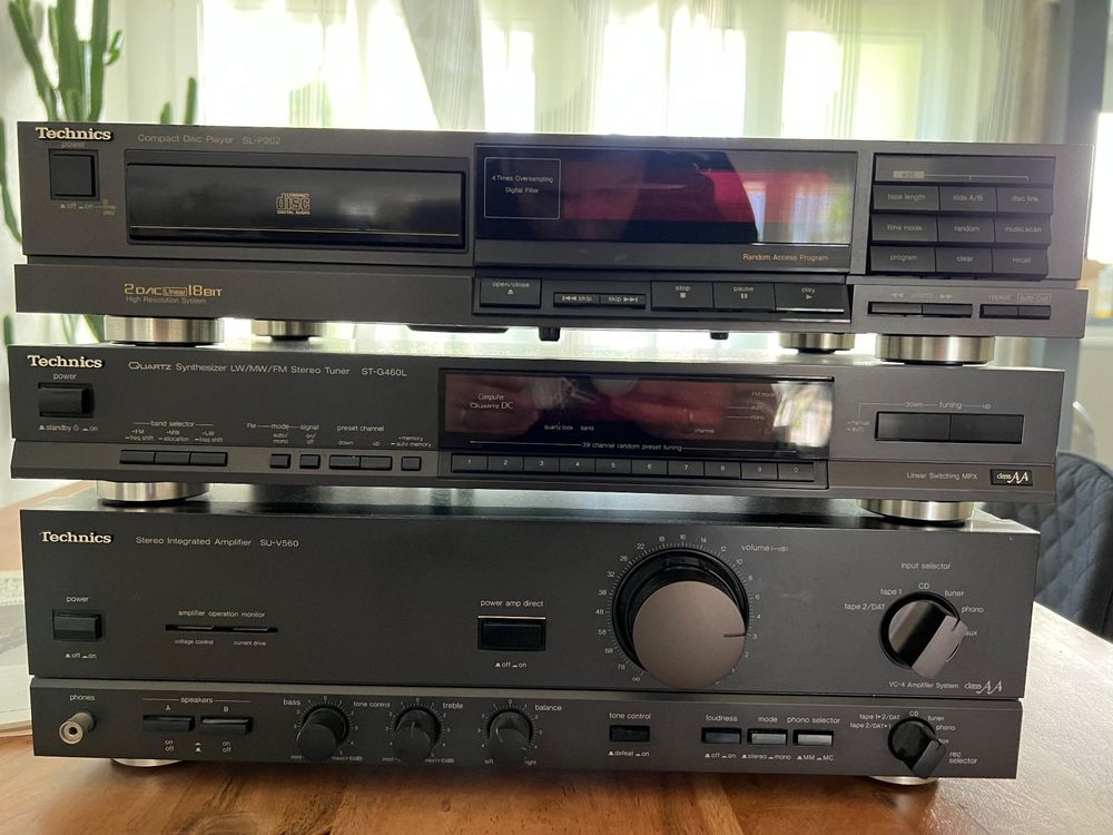Technics SU-V560, SL-P202, ST-G460L Stereoanlage 3-Teilig (Gebraucht ...