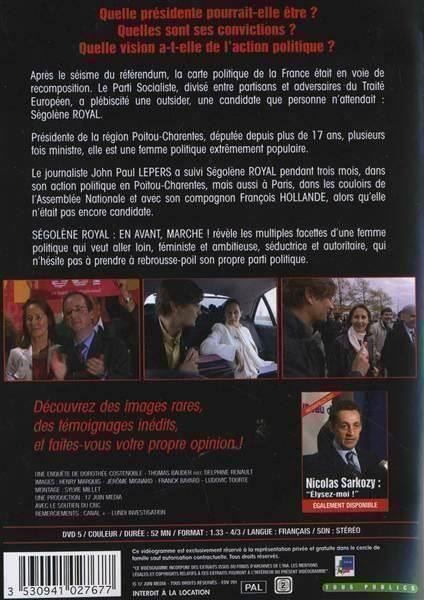 Ségolène Royal En Avant, Marche! DVD Documentaire Politique (D'occasion ...