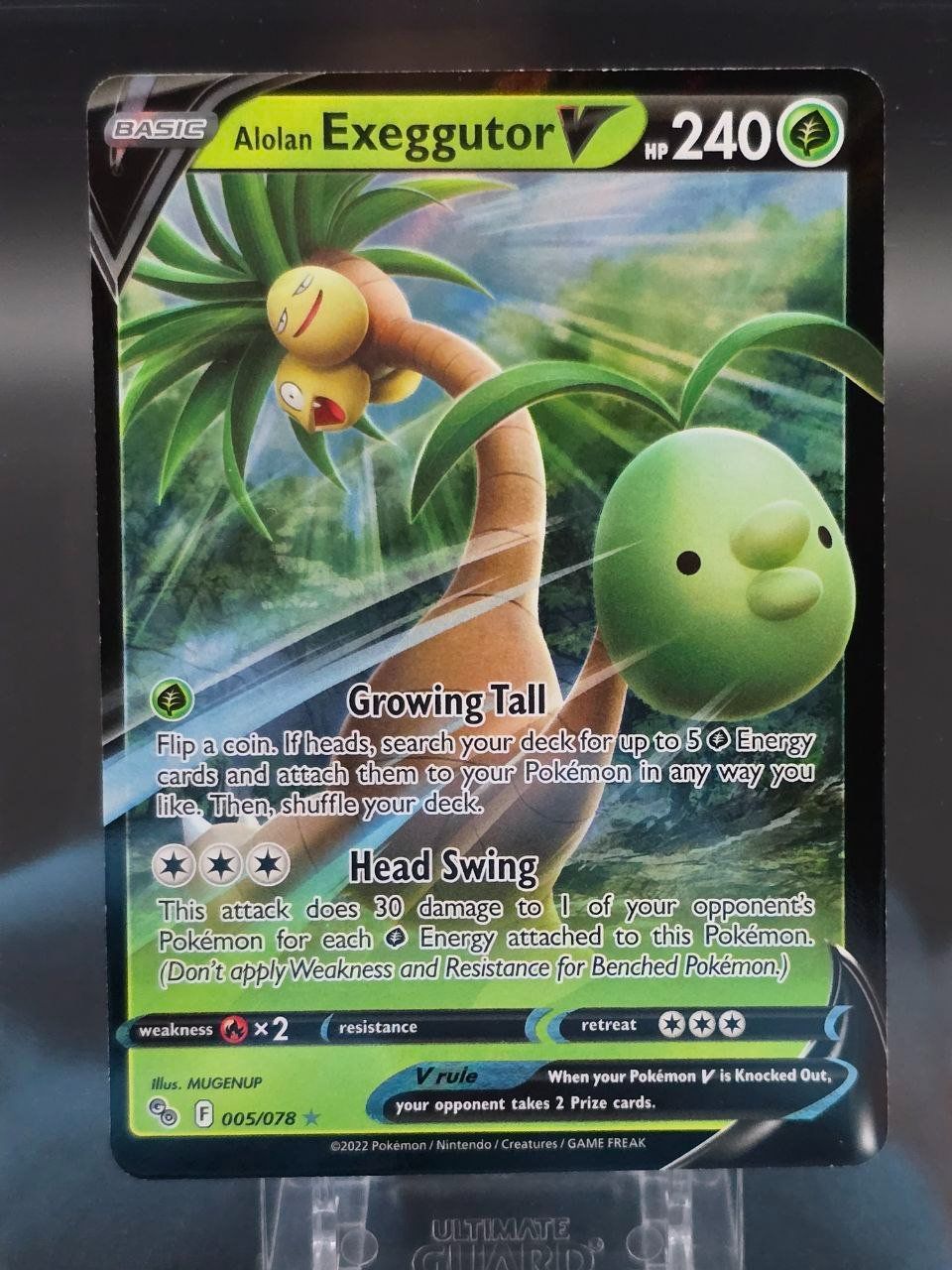Alolan Exeggutor V #5 Pokemon Go NM / 🇬🇧 (D'occasion) à COINTRIN pour ...