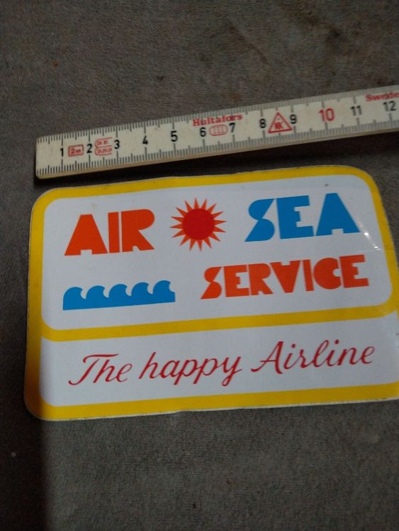Sticker Airline Happy Air Line Abziebild (Neu (gemäss Beschreibung)) in ...
