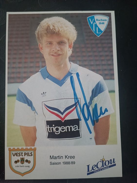 Martin Kree - handsigniert ⚽ - VFL Bochum 88/89 (Gebraucht) in Menziken ...