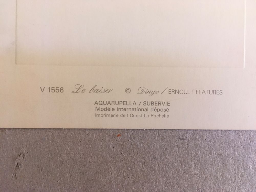 🟡 EROTIK Designklassiker Foto Le baiser Der Kuss Oldtimer (Gebraucht) in Wallisellen für CHF 2.5 ...