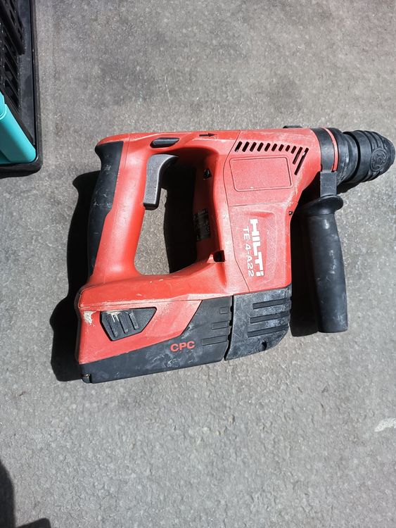 Hilti TE-4-A22 Funktioniert, Akku ok aber Leer k. Ladegerät (Gebraucht ...