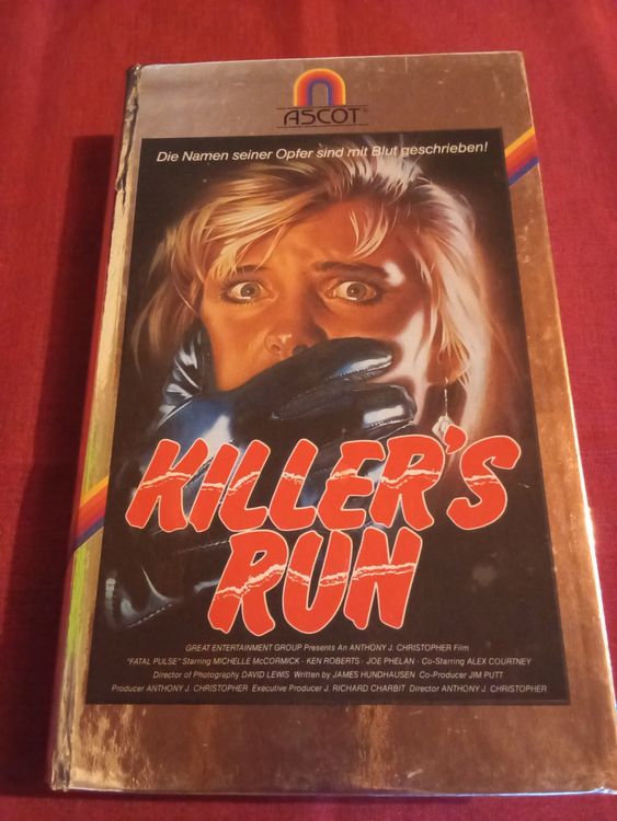 Killer`s run (USA 1987) Ascot Video VHS 8817 (Gebraucht) in Remetschwil ...