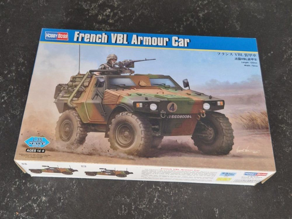 Modellbau Hobby Boss / French VBL Armour Car 1:35 (Neu und ...