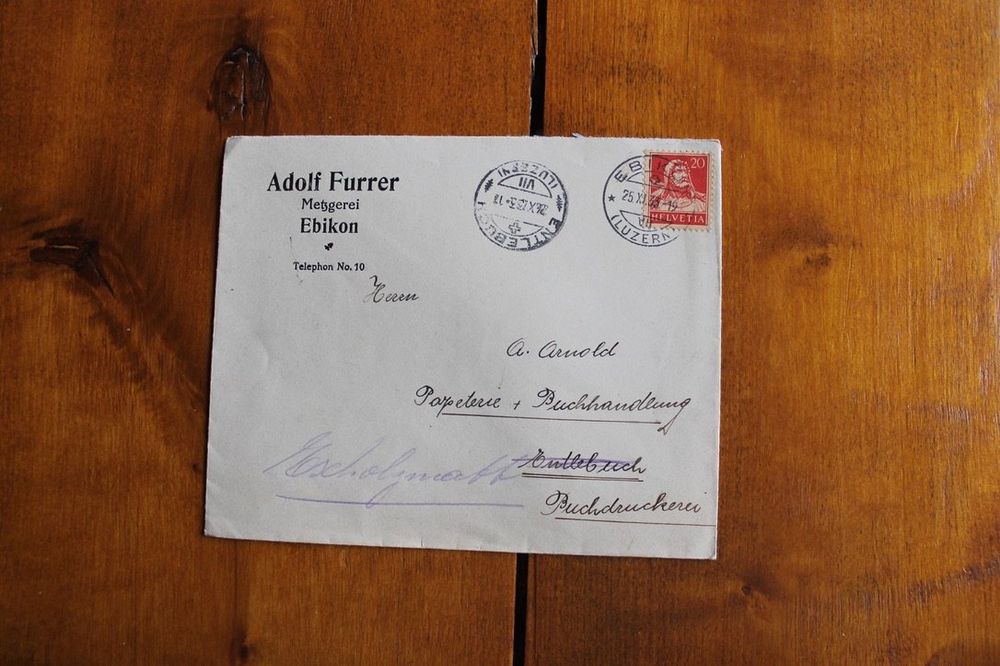 1933 Brief, Adolf Furrer Metzgerei, Ebikon | Kaufen auf Ricardo