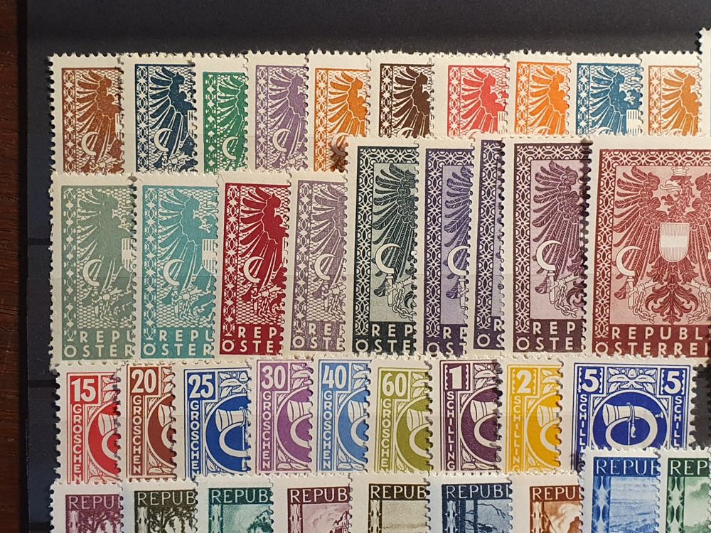 Österreich postfrisch 1945 ** - sehr saubere & schöne Serien (Gebraucht ...