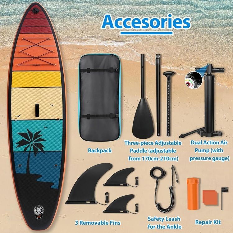 Stand Up Paddle Board Set aufblasbar mit Zubehör (Neu und ...