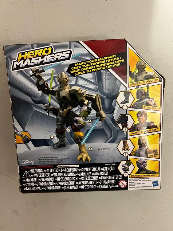 STAR WARS* Hero Mashers*General Grievous (Neu und originalverpackt) in ...