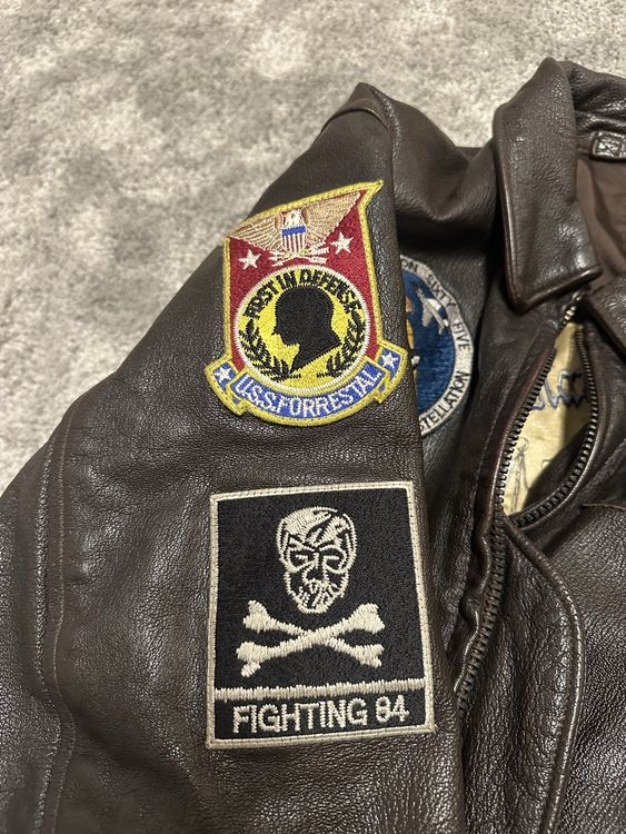 ORIGINAL COCKPIT G-1 U.S.S. FORRESTAL - NEU - Grösse 46 (Neu (gemäss ...