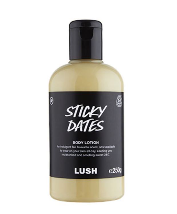 2x LUSH sticky dates bodylotion je 100ml (Neu und originalverpackt) in ...