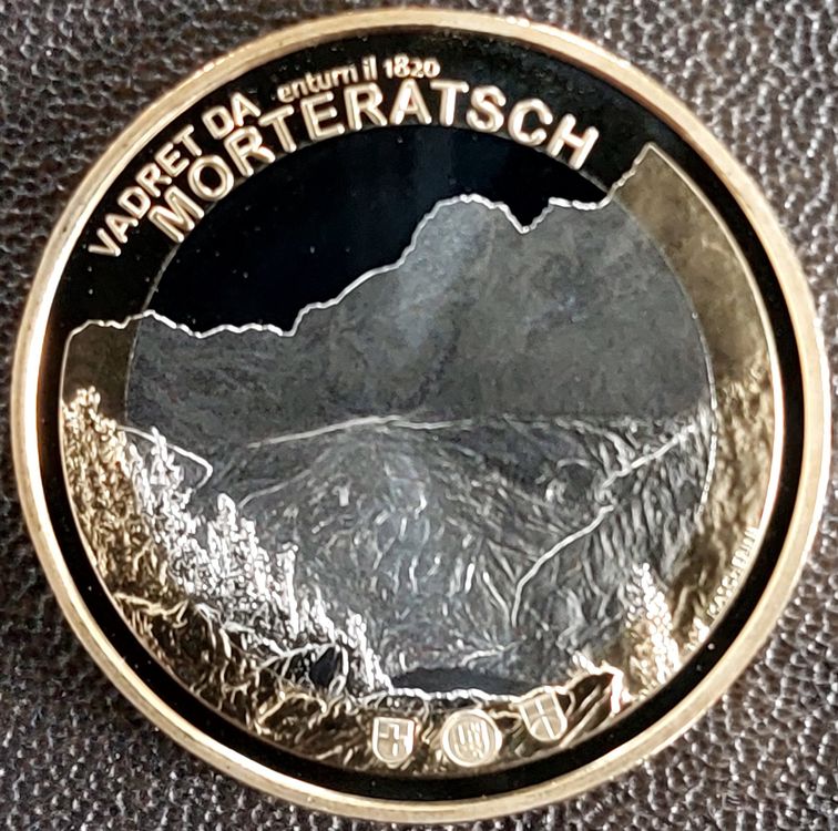 10 Franken Gedenkmünze 2022 Morteratsch pp / prf (Neu (gemäss Beschreibung)) in Arch für CHF 40 ...