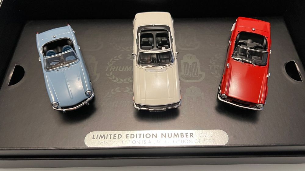 Triumph Topless Collection 1/43 (Spitfire Mk3, Stag, TR6) (Neu (gemäss ...