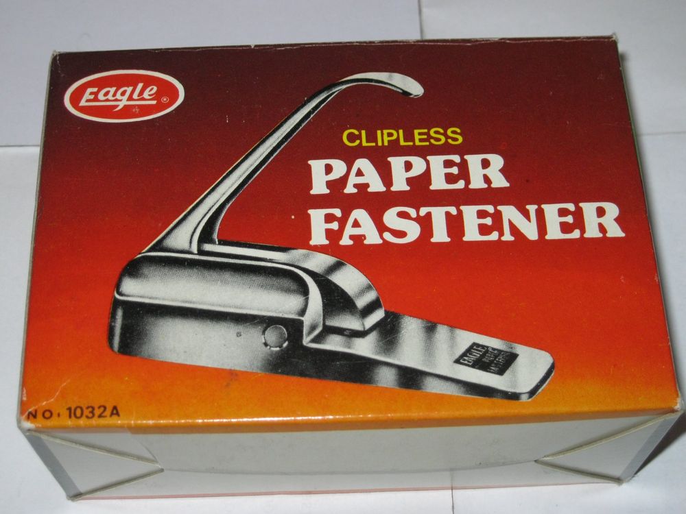 Clipless Paper Fastener Papierhefter ohne Klammer Eagle | Kaufen auf ...