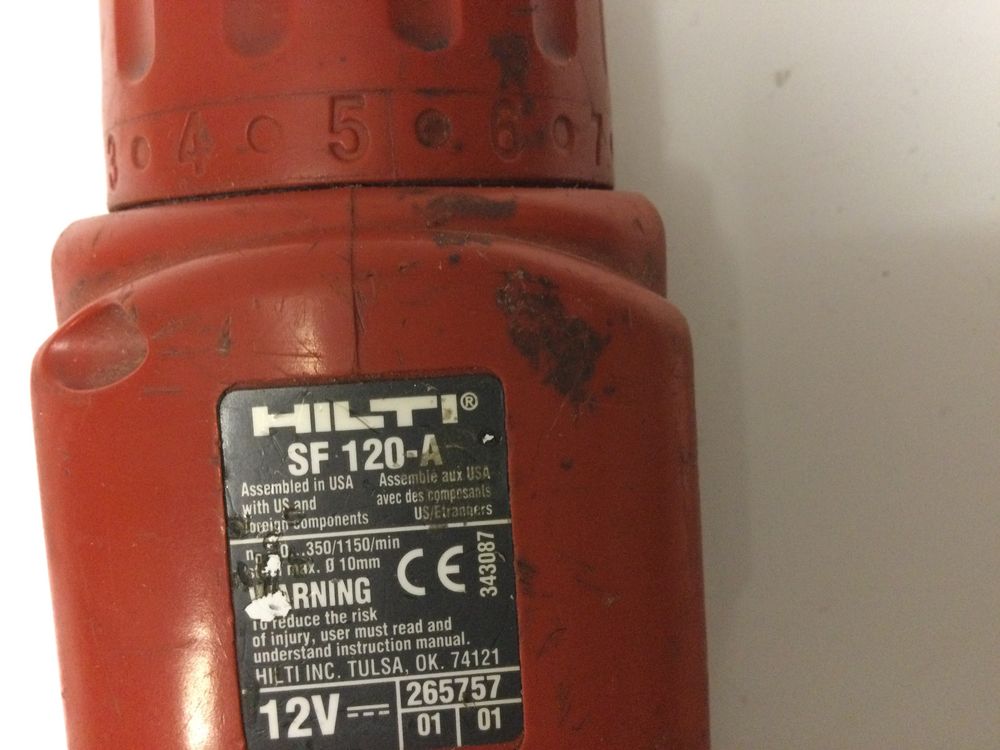 Hilti Akkuschrauber SF 120-A 12 V (Gebraucht) in Achseten für CHF 15 ...