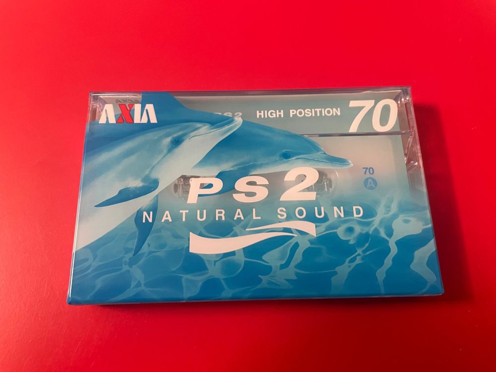 AXIA PS2-70 Natural-Sound Chrom Audio-Kassette Original rar! (Neu und ...
