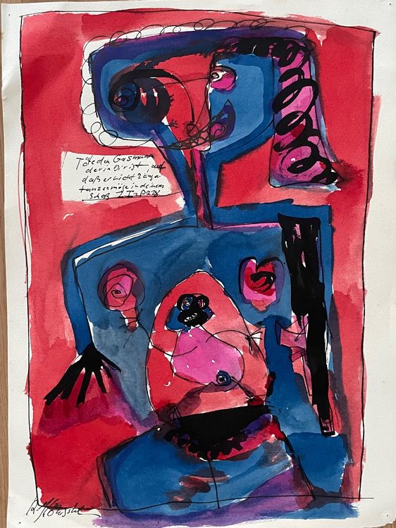 Sehr Interessante Mischtechnik Unl Sig (Gebraucht) in Root für CHF 45 – mit Lieferung auf ...