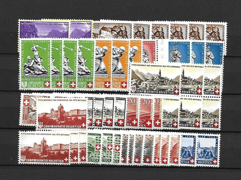 PP ** Restlot 1938 - 1944 Kat: CHF 112.- | Kaufen auf Ricardo