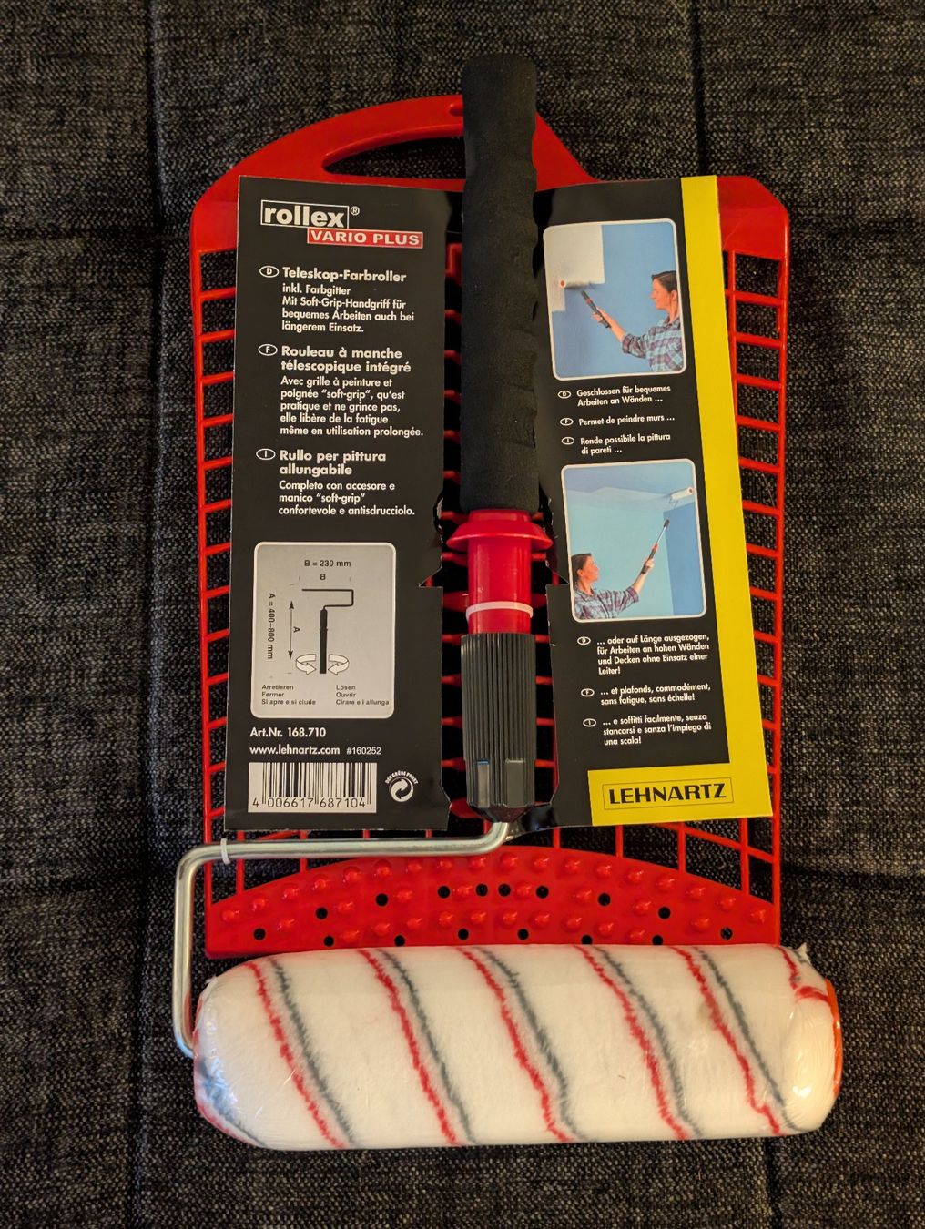 Teleskop Farb Roller, Rollex Vario Plus Farbroller + Gitter (Neu und ...