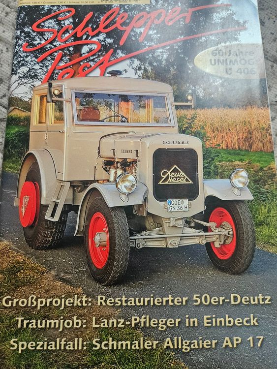 Schlepper Post 3/22 Unimog 406 IHC Allgaier Bolinder xa (Gebraucht) in ...