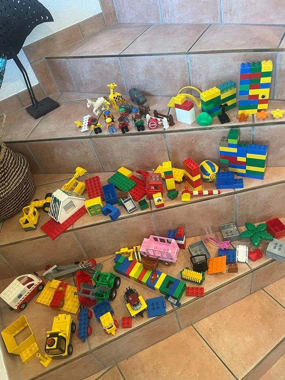 Grand lot Lego Duplo avec animaux et personnages (Gebraucht) in ...