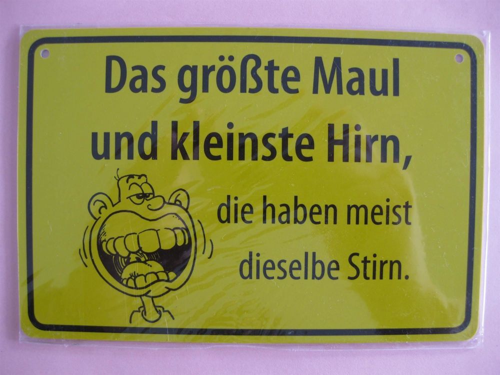Sprüche-Karte: Das grösste Maul ... | Kaufen auf Ricardo