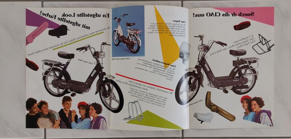 Prospekt Mofa Piaggio Ciao (Gebraucht) in Schenkon für CHF 35 – mit Lieferung auf Ricardo kaufen