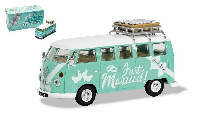 VW T1c Bus 1963-1967 RHD "Just Married türkis / weiss / | Kaufen auf ...