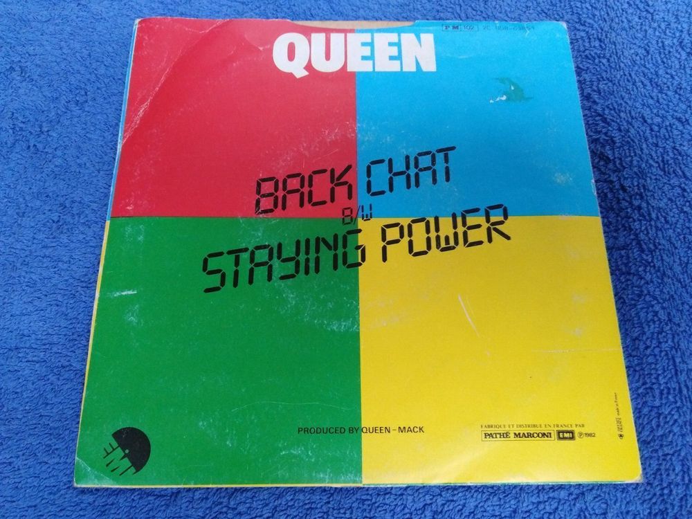 QUEEN - back chat 7" FREDDIE MERCURY | Kaufen auf Ricardo