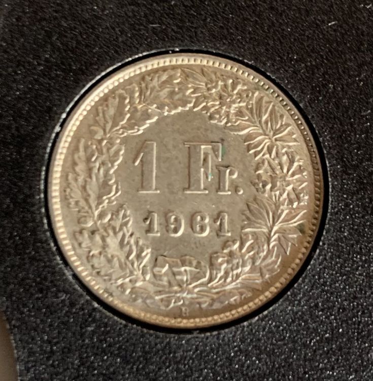 1961 Münze 1 Franken Silber (Gebraucht) in Eggersriet für CHF 2.4 – mit Lieferung auf Ricardo kaufen